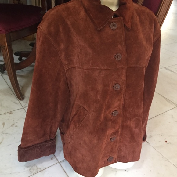 Colebrook | Jackets & Coats | Colebrook Co Suede Leather Jacket Vintage ...